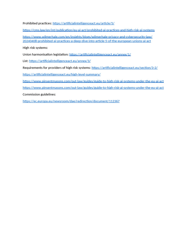 Links To Prohibited and High Risk Practices | PDF