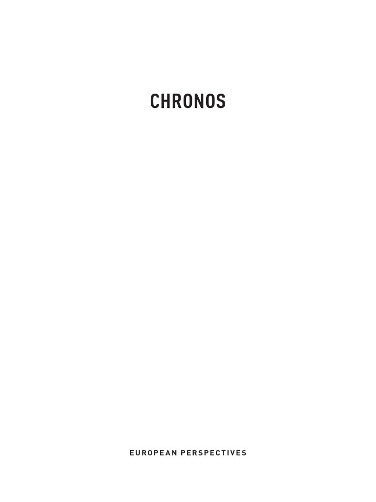 Dokumen - Pub - Chronos The West Confronts Time 9780231554886 | PDF