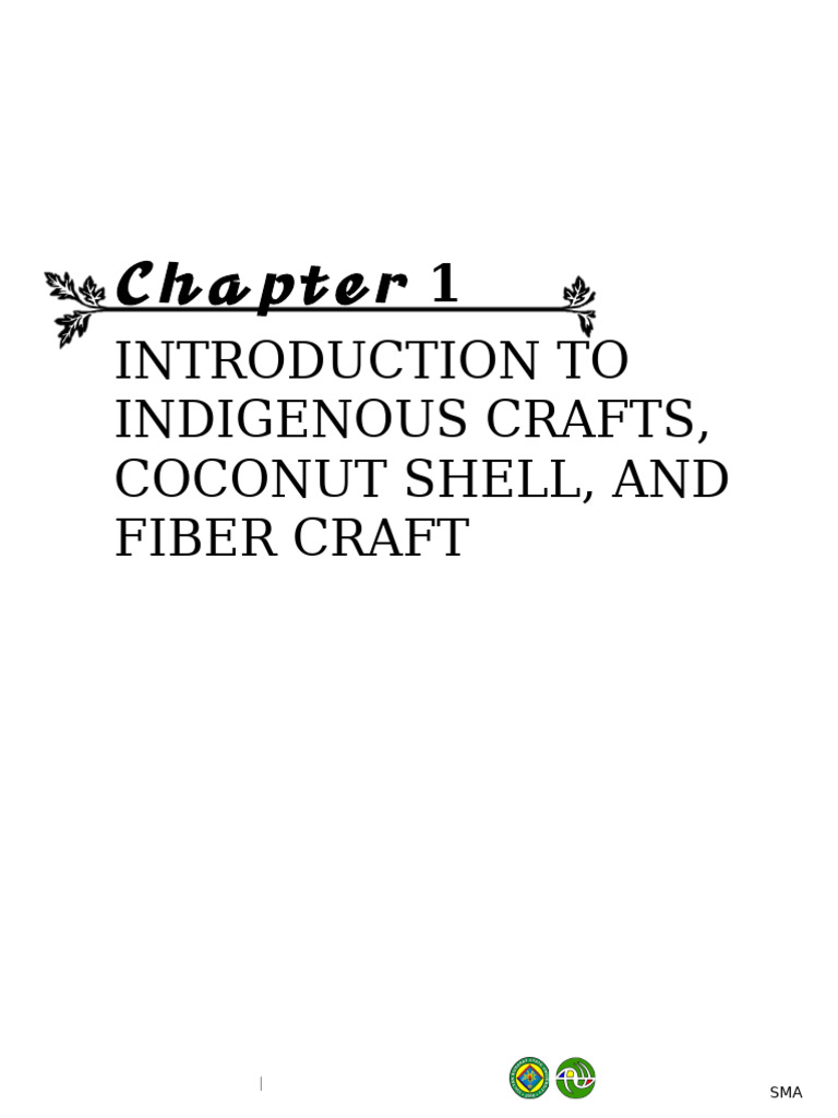 Chaper 1 GE011 Indigenous Creative Crafts 1 | PDF | Coconut | Weaving