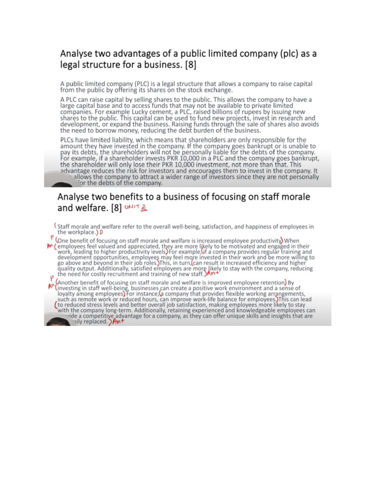 AS Business P1 SAMPLE | PDF