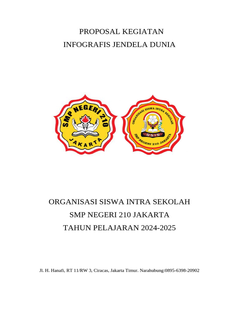 Proposal Infografis Sek 9-1-1 | PDF