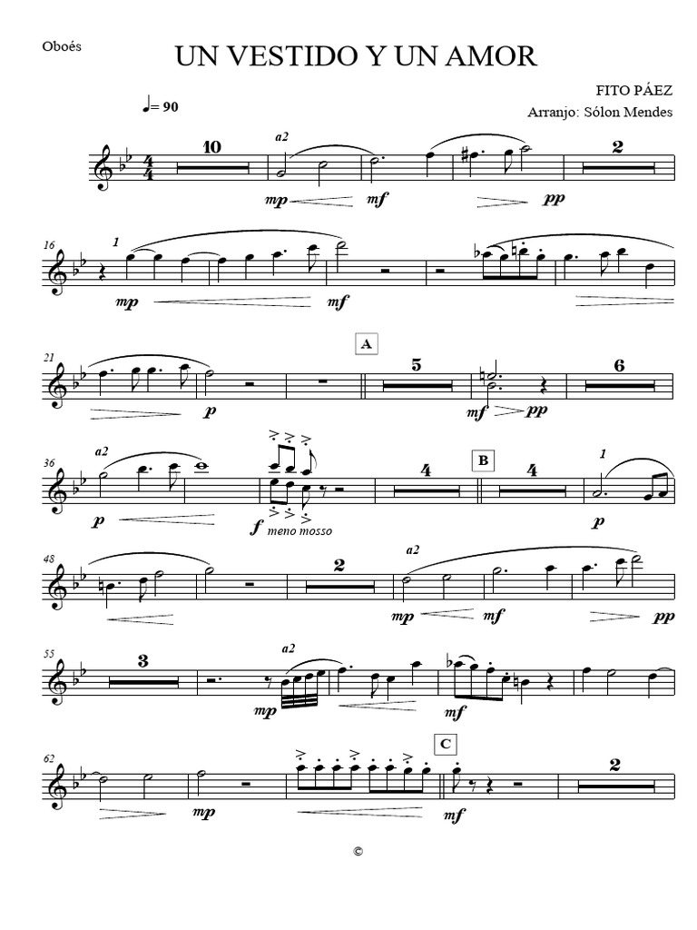 Oboés: Un Vestido y un Amor | PDF