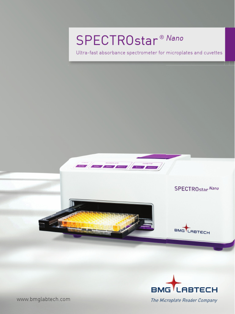 SPECTROstar Nano Brochure | PDF | Spectroscopy | Applied And ...