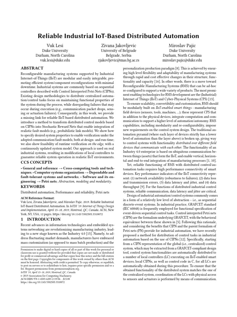 lesi_iotdi19 | PDF | Automation | Computing