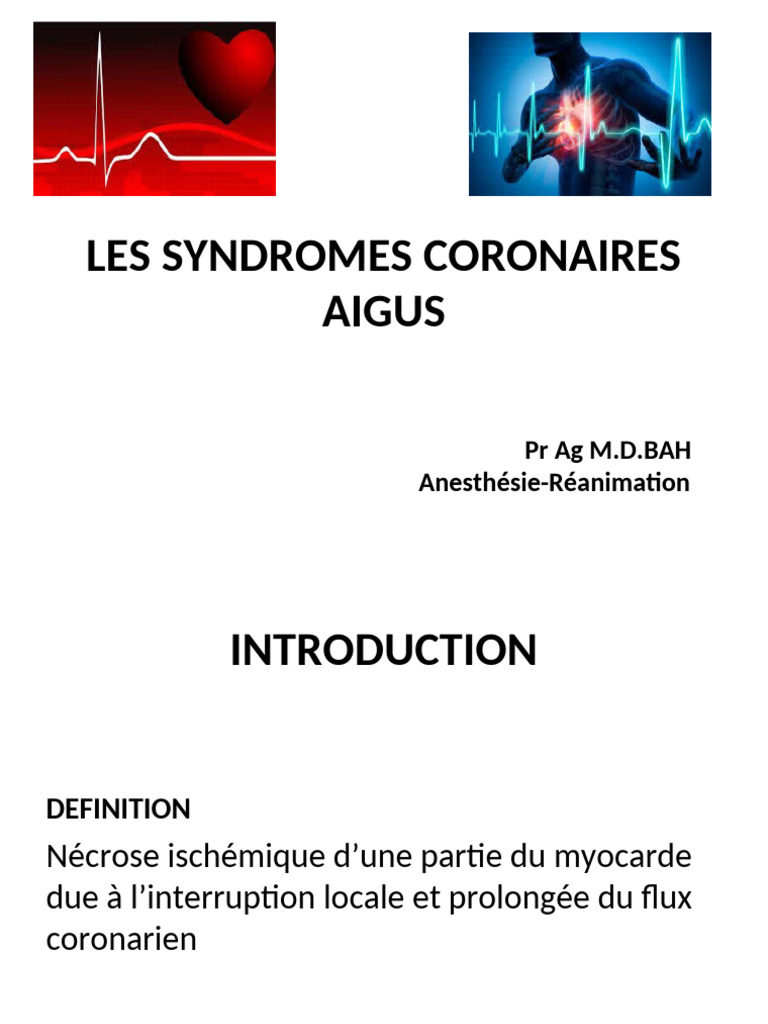 Sca Final | PDF | Infarctus du myocarde | Système cardio-vasculaire