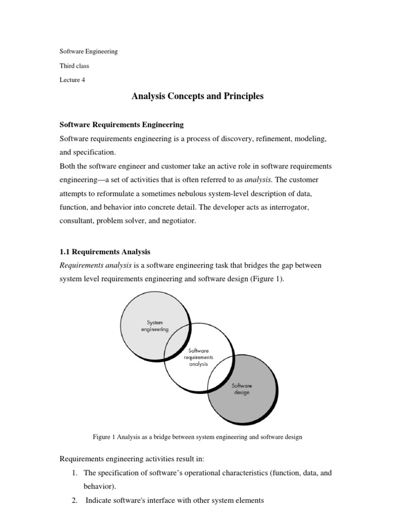 Analysis Concepts and Principles | PDF