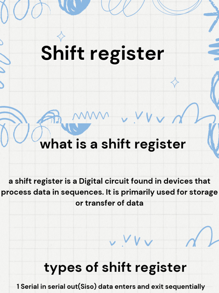 Understanding Shift Registers in Digital Circuits | PDF