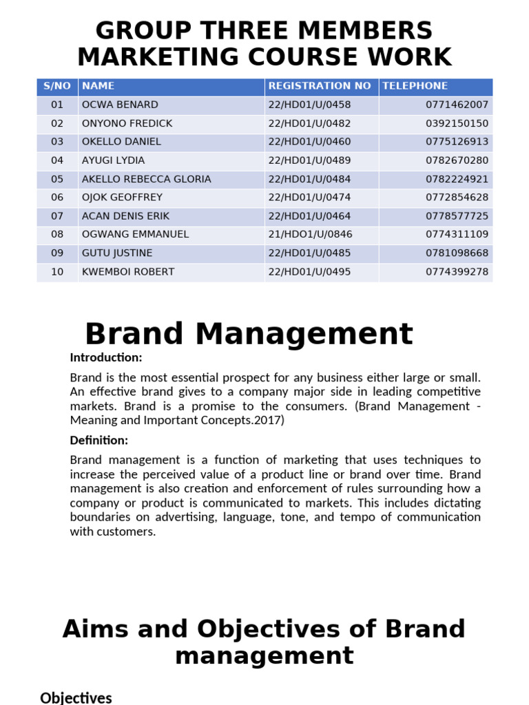 Marketing Coursework-Branding | PDF | Brand | Marketing