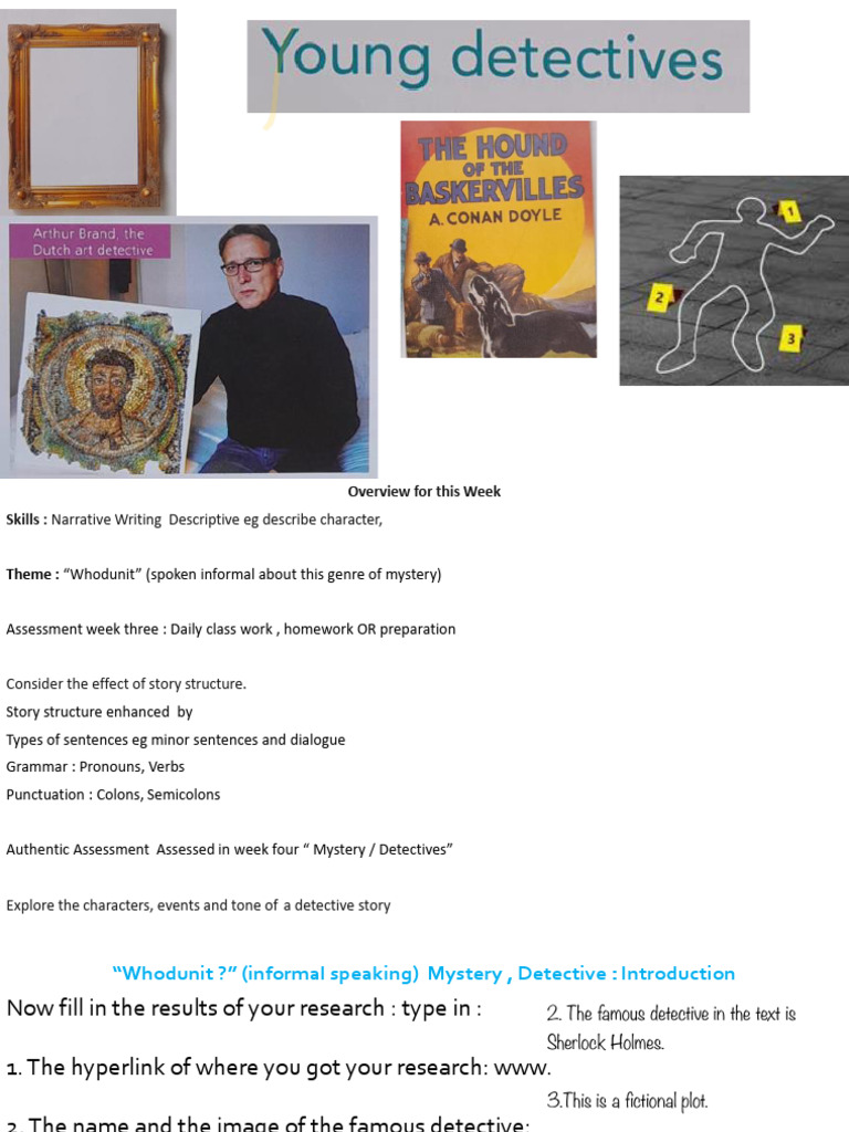 T1 Wk2 L3 Whodunit What Makes A Good Detective Authentic Assessment ...