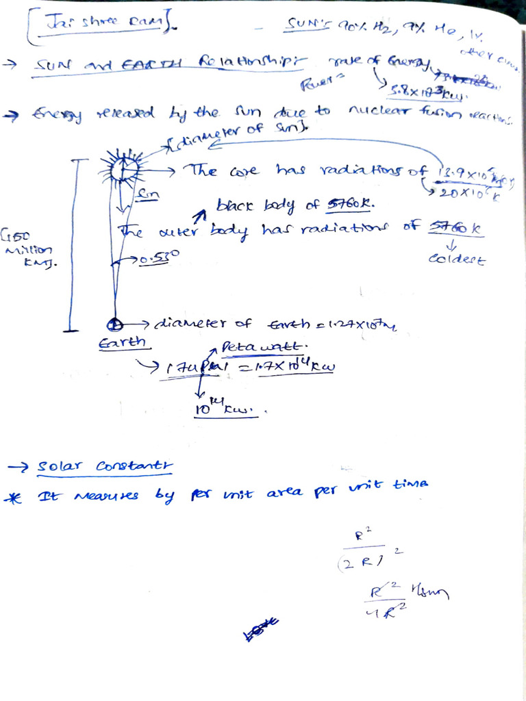 Solar Radiation and Earth's Geometry | PDF | Navigation | Geographical ...