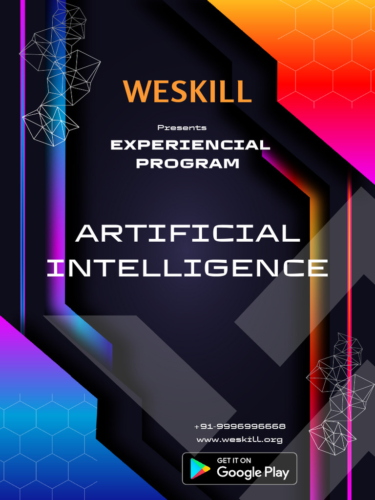 AI Experiencial Learning Program (Weskill) | PDF | Artificial Intelligence | Intelligence (AI ...