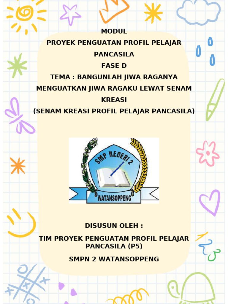 Modul P5 Bangunlah Jiwa Dan Ragaku Melalui Senam Kreasi | PDF