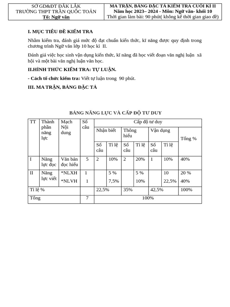 2023_2024_CK2_NGUVAN_KHOI-10_MATRAN_BANDACTA | PDF