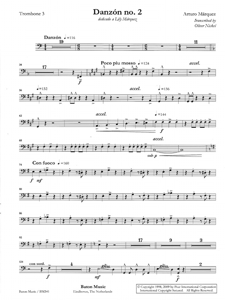 24 - Danzón No.2 Trombone 3 | PDF