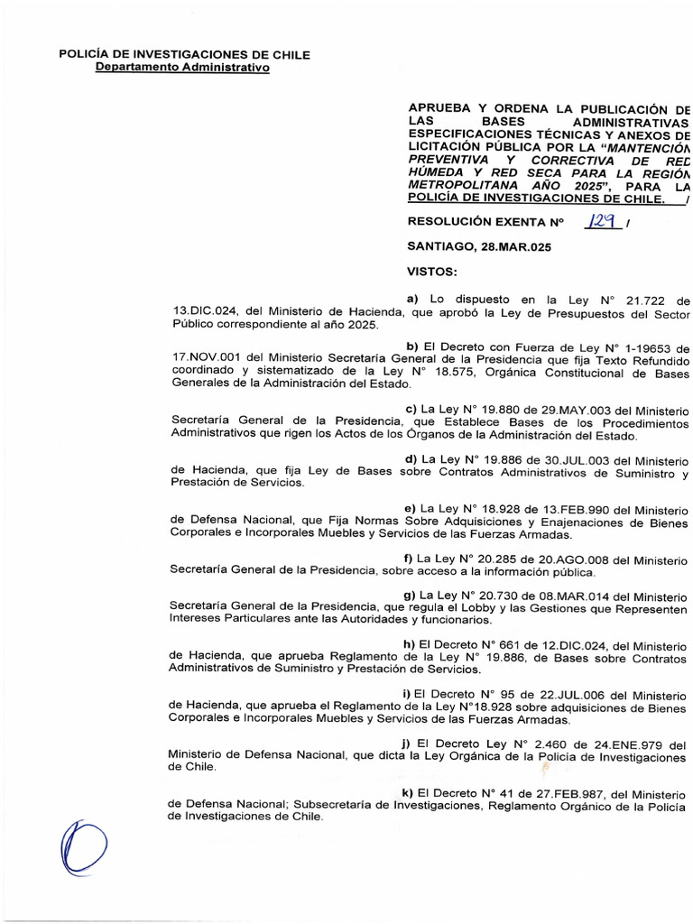 RESOLEX_N°129_APRUEBA_BASES (1) | PDF