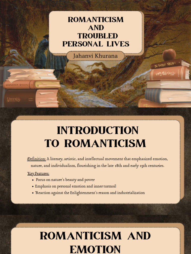 Romanticism and Troubled Personal Lives - Jahanvi Khurana | PDF ...