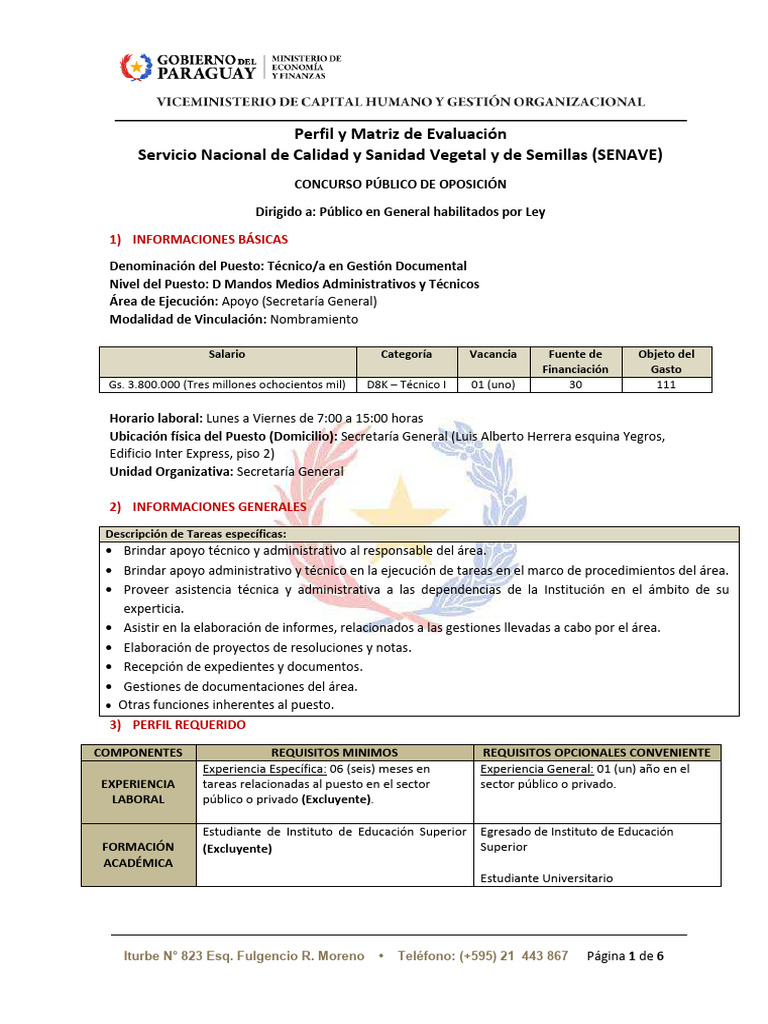 5 T Cnico en Gesti N Documental de La Secretar A General 10 04 2025 07 00 32 | PDF