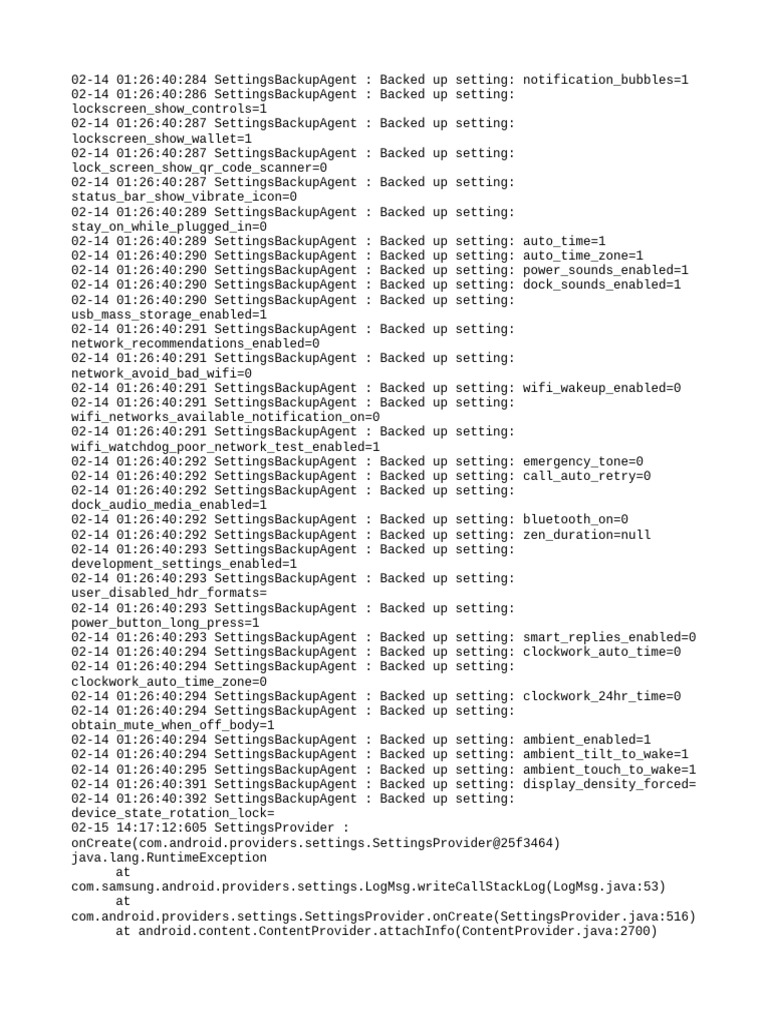 Settings Provider | PDF | Software | Proprietary Software