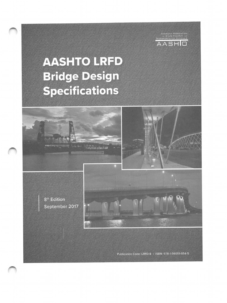 AASHTO Bridge Design Specifications 8th Ed-SKINNY | PDF