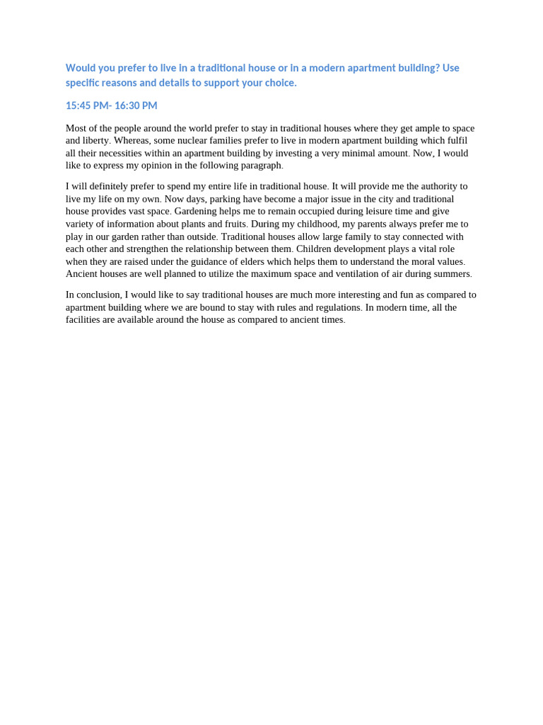 Writing Test | PDF