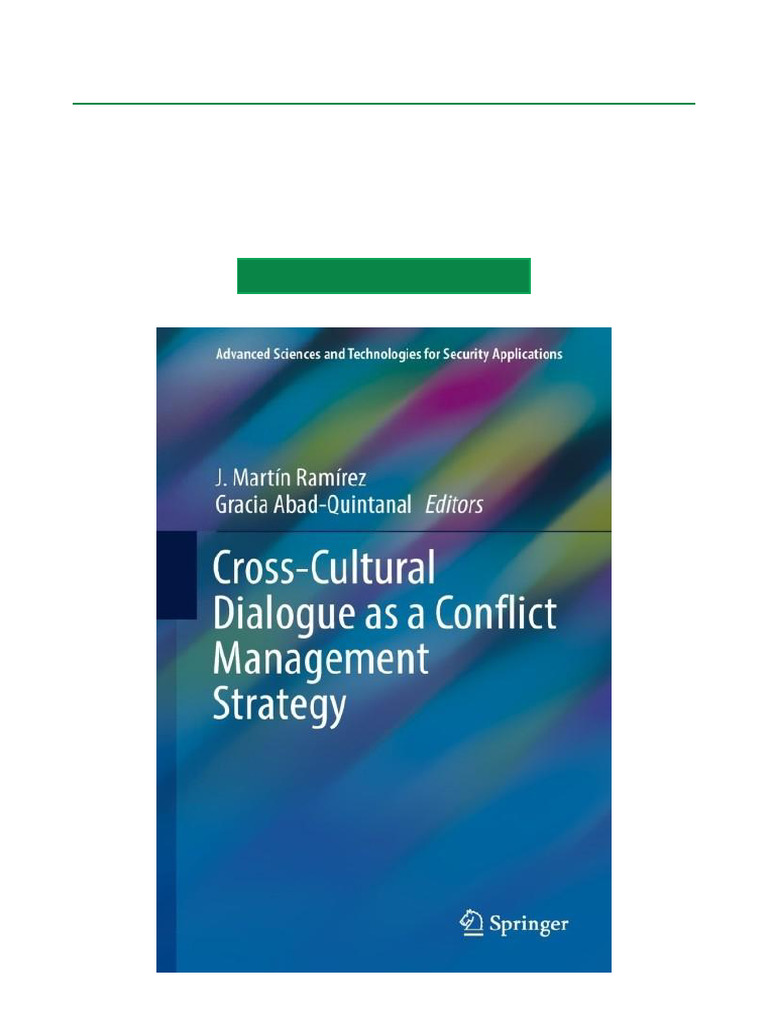 Cross Cultural Dialogue As A Conflict Management Strategy Full Text PDF ...