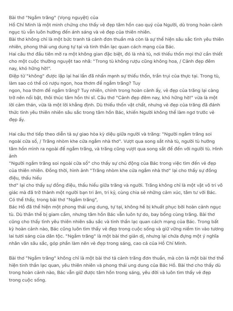 Ngắm Trăng-Gh | PDF