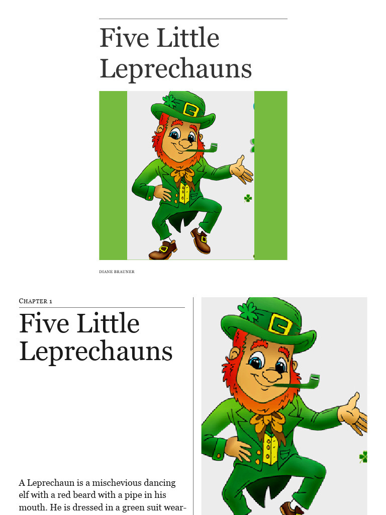 Five Little Leprechauns | PDF