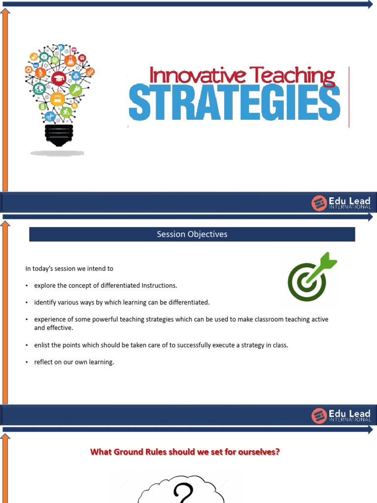 Innovative Teaching Strategies | PDF | Differentiated Instruction | Metacognition