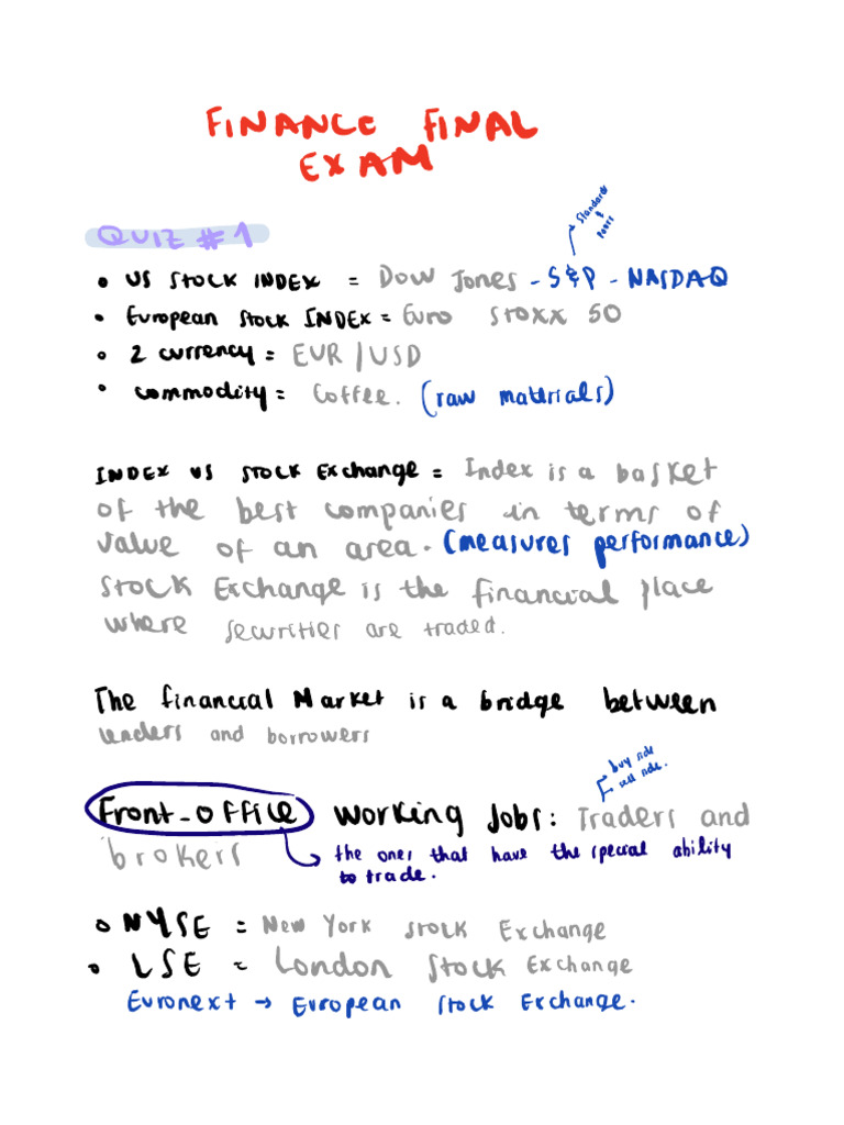 Finance Final Exam | PDF