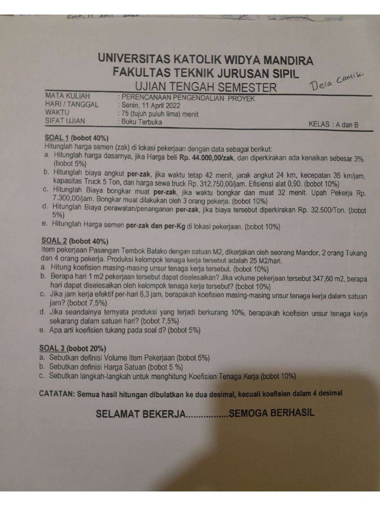 Uts 2022 & Answer & Uts 2023 | PDF