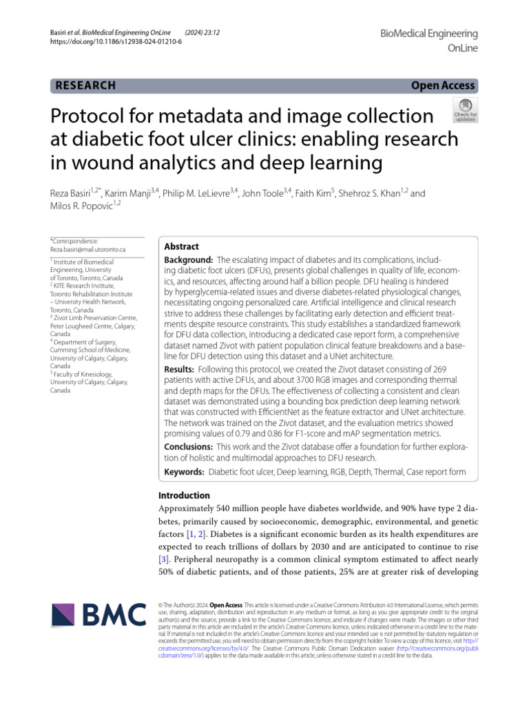 Holistic DFU Classification via Deep Learning | PDF | Receiver ...