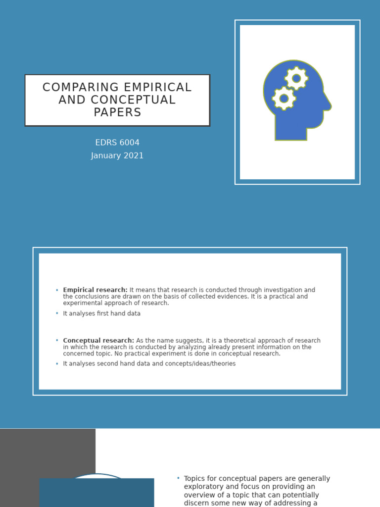 Comparing Empirical and Conceptual Papers | PDF