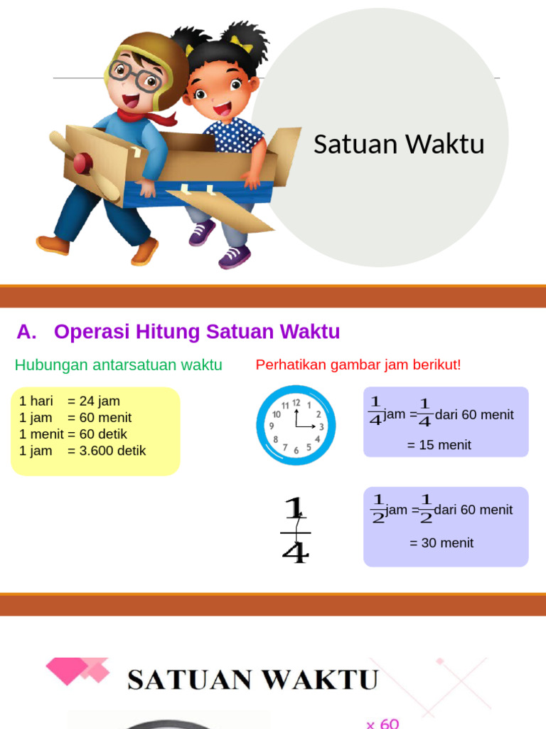Operasi Hitung Satuan Waktu Matematika | PDF