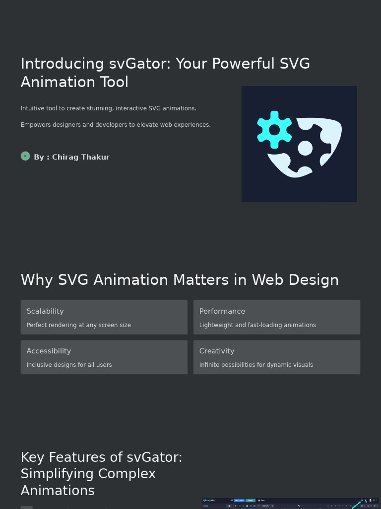 Introducing Svgator Your Powerful SVG Animation Tool | PDF | Web Design | Computing