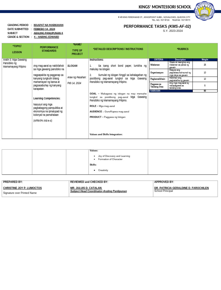 Q4 Ap 4 KMS Af 02 PT2 | PDF