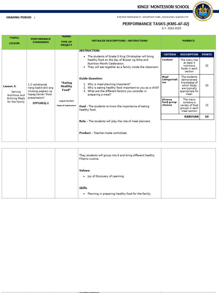 KMS AF 02 PT HELE5 For Printing | PDF | Learning | Psychology