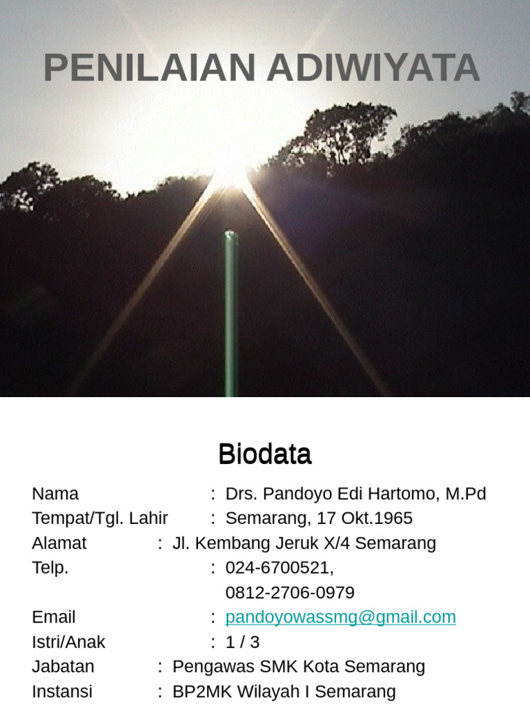 Penilaian Adiwiyata | PDF