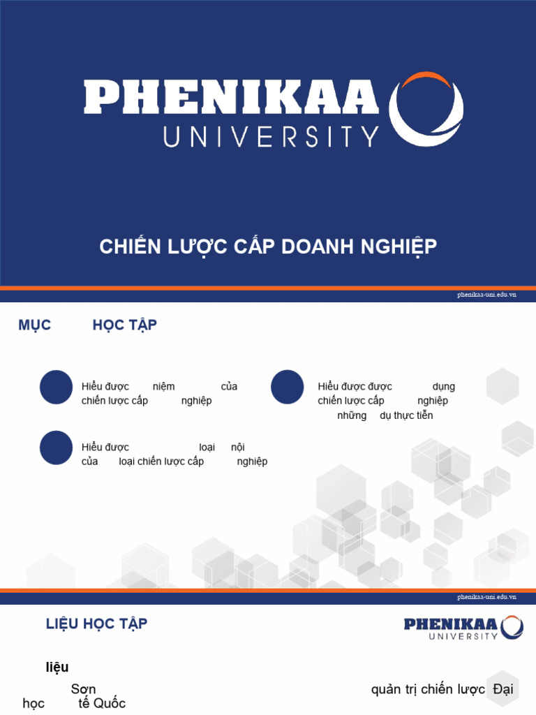 7. FBE703112 - Topic 7 - Chiến Lược Cấp Công Ty | PDF