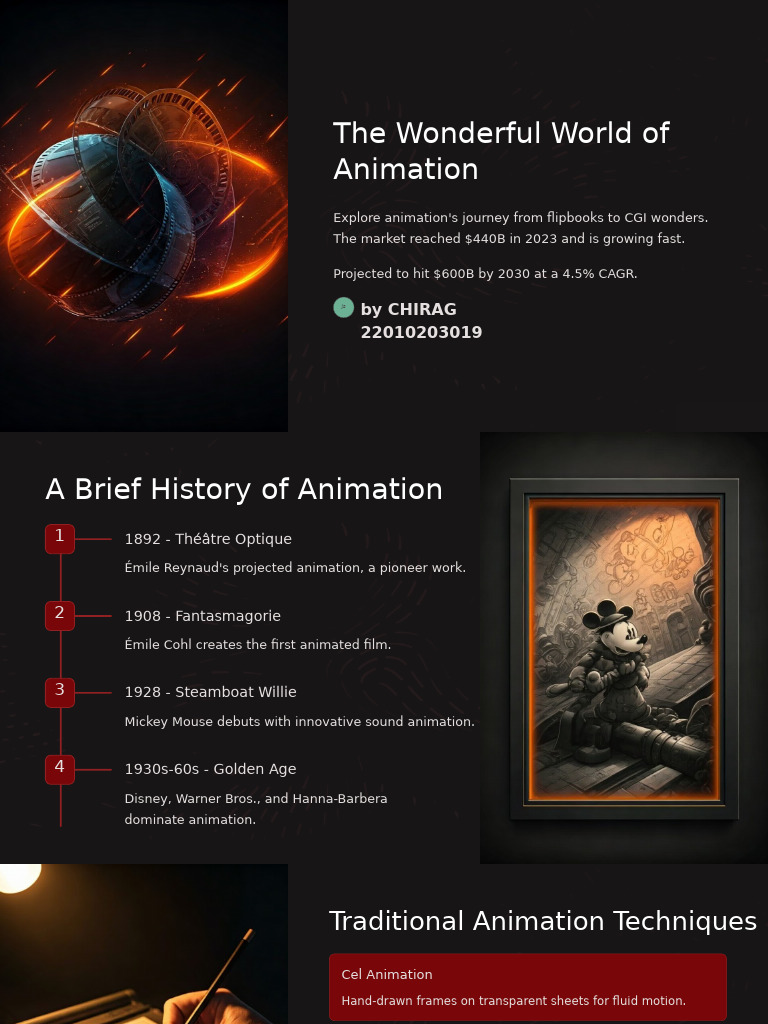 The Wonderful World of Animation | PDF | Animation | 3 D Computer Graphics