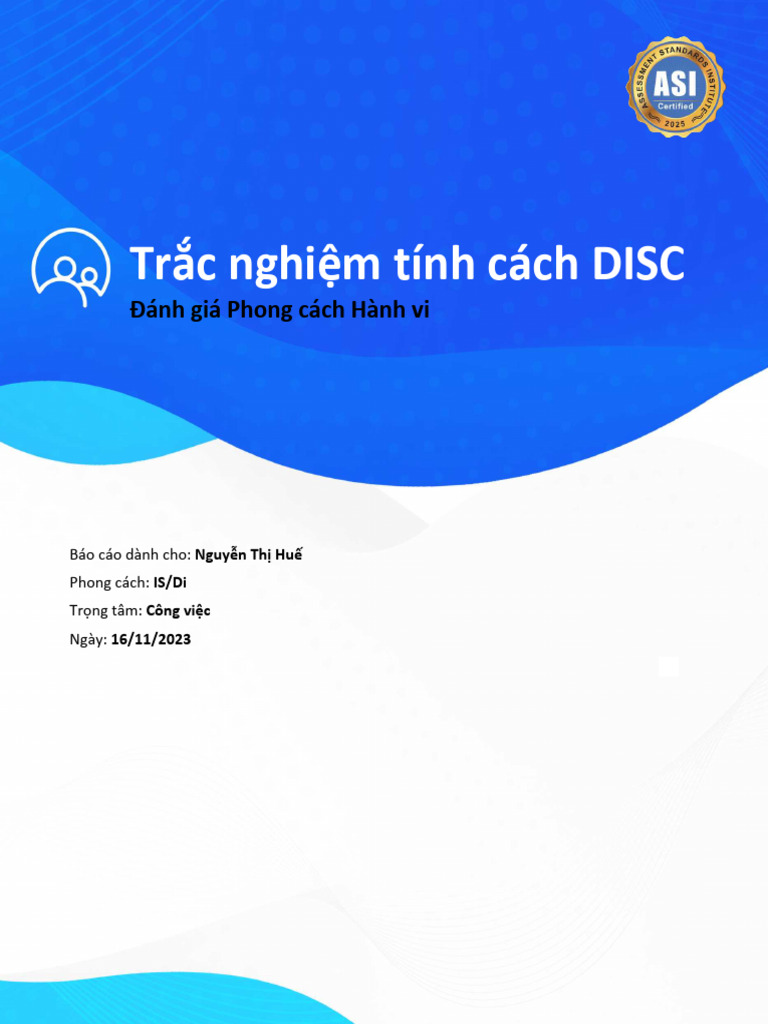 DISC Self - Vietnamese | PDF