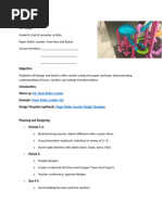 Build a Paper Roller Coaster Funnel | PDF