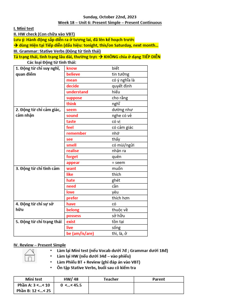 WEEK 18 - V Ghi - 4I1 | PDF