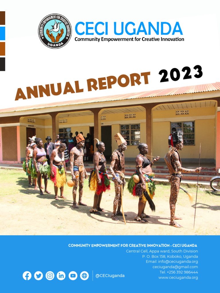 CECI Uganda 2023 Annual Report - Community Empowerment For Creative Innovation (CECI Uganda ...