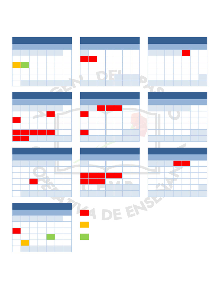 Calendario Escolar 2425 | PDF