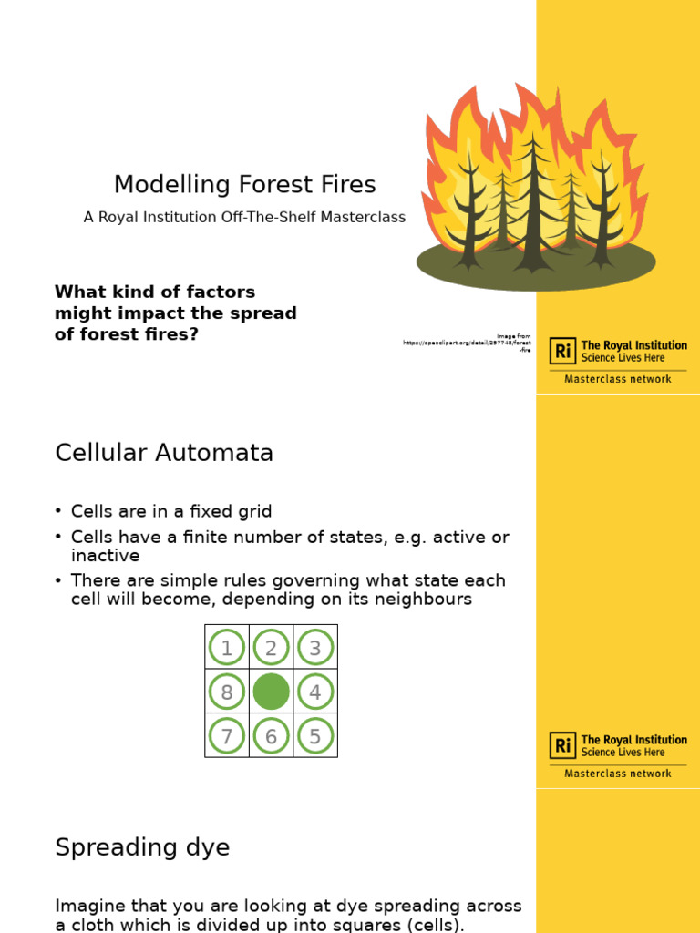 Secondary OTS Modelling Forest Fires Slides | PDF | Dye | Odds