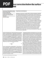 The XZZX Surface Code: Article | PDF | Quantum Computing | Low Density Parity Check Code