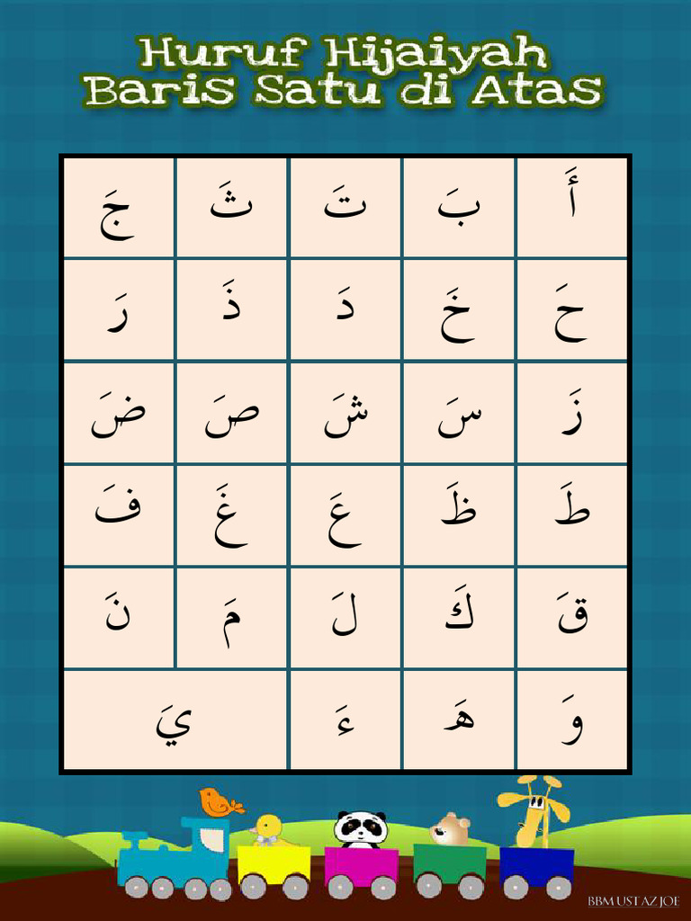Carta Huruf Tunggal | PDF