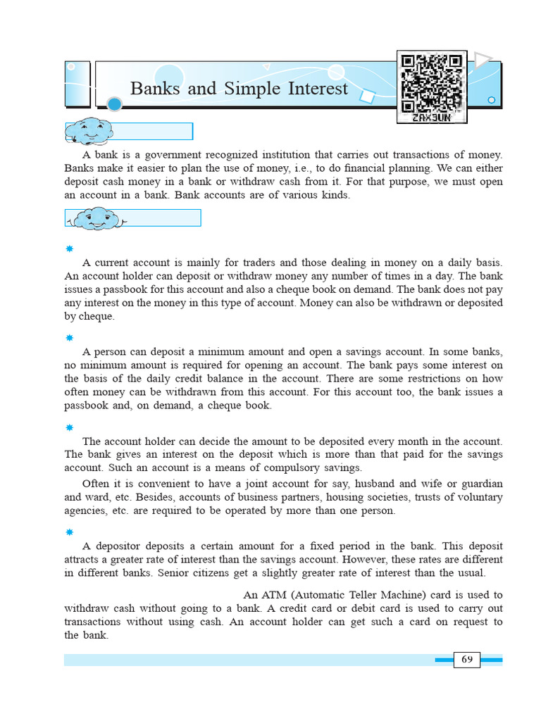 Interest Rates on Bank Accounts | PDF | Banks | Transaction Account
