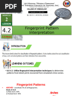 General Types of Fingerprint Patterns FORENSIC 2 | PDF | Fingerprint