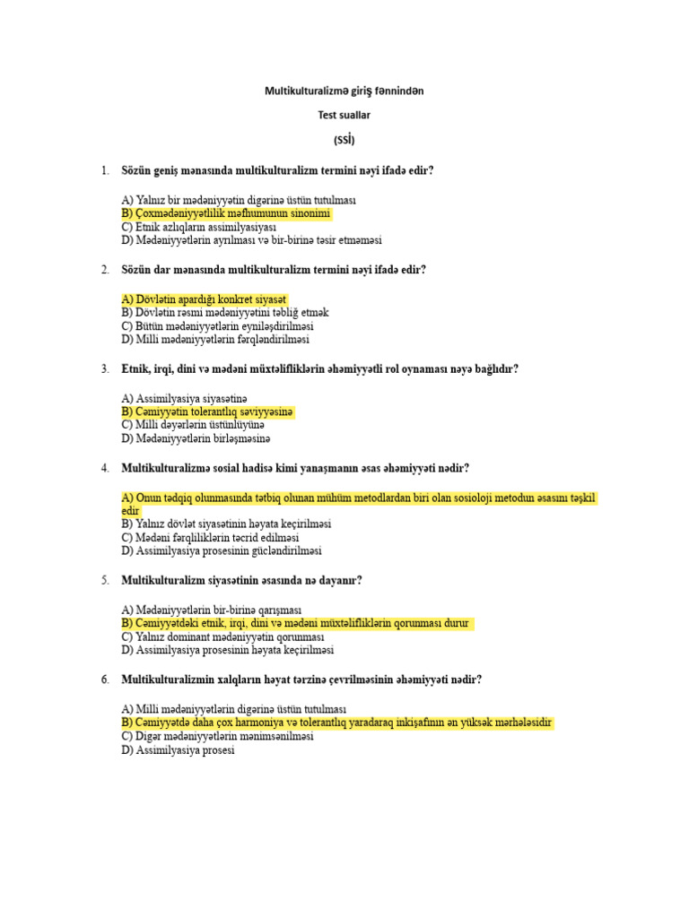 Multik - Giri - Test - X | PDF